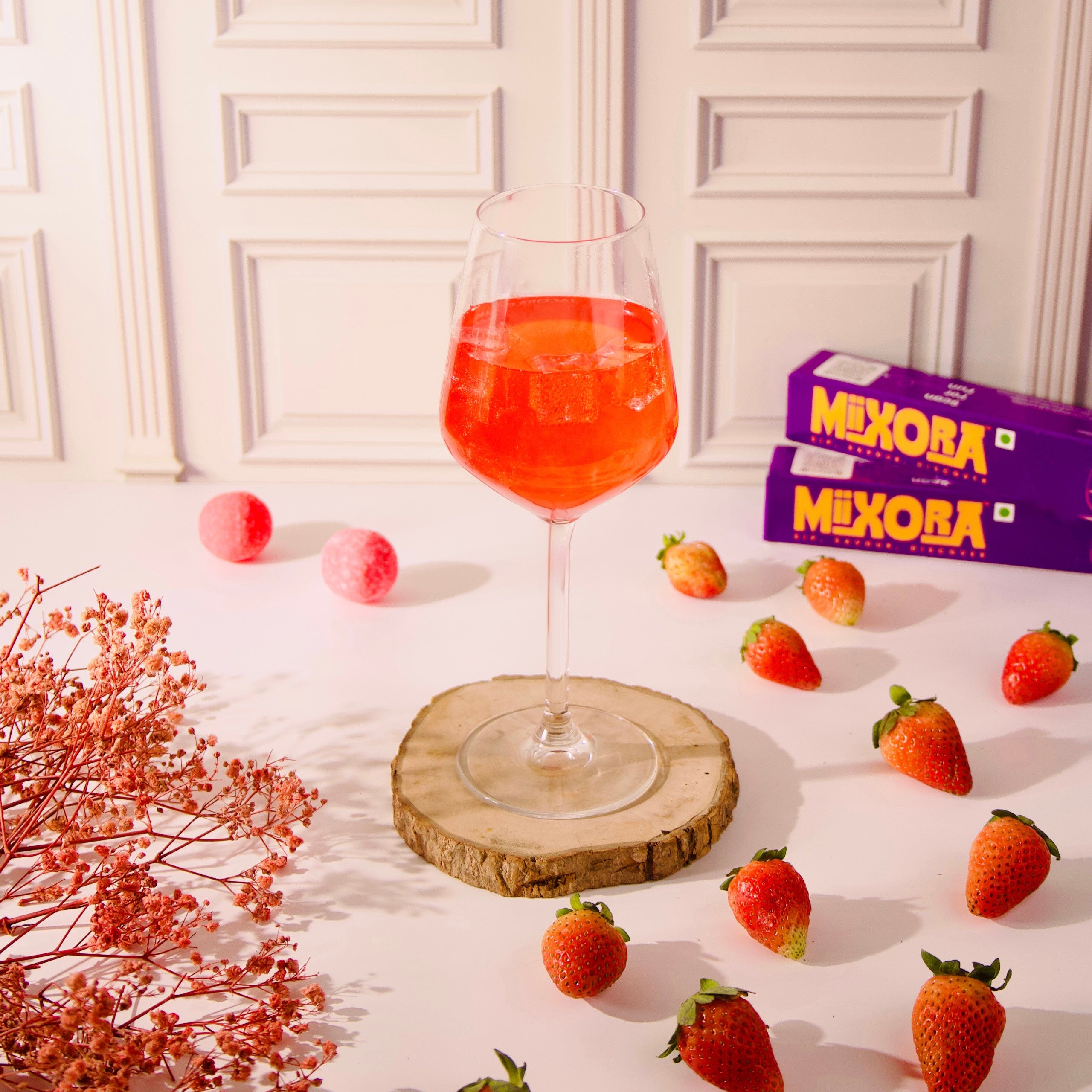 Strawbae | Miixora Strawberry Instant Drink Bomb – Mocktail & Cocktail Mix